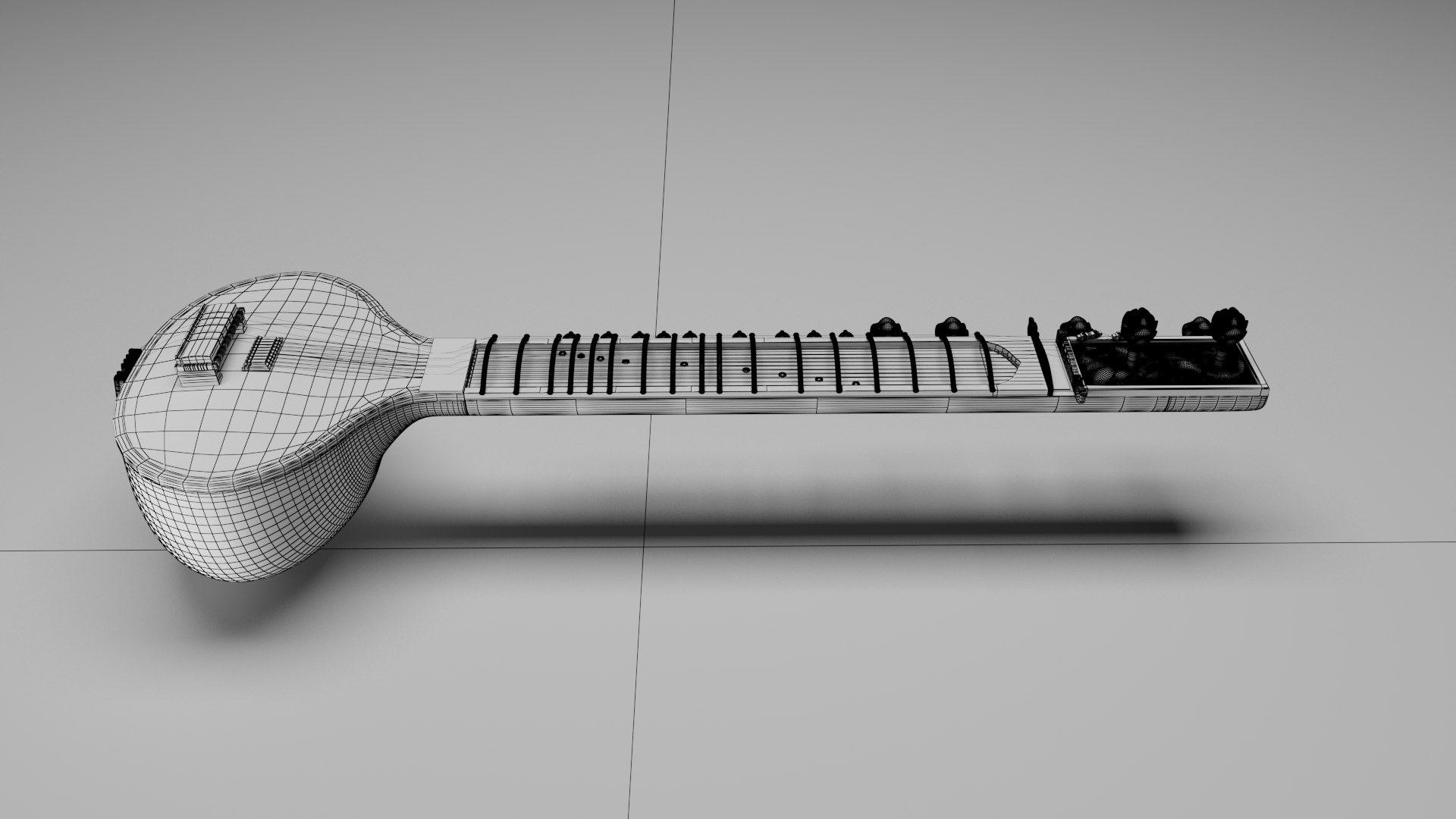 Sitar 3D Model - TurboSquid 1757306