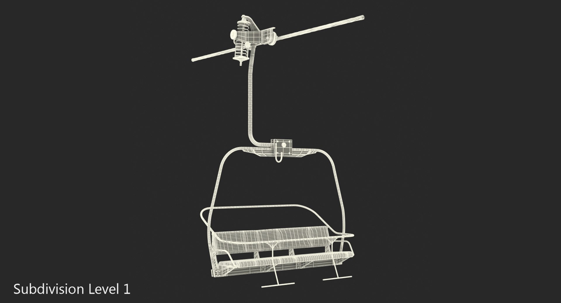 3D Ski Lift Cabin - TurboSquid 1345749
