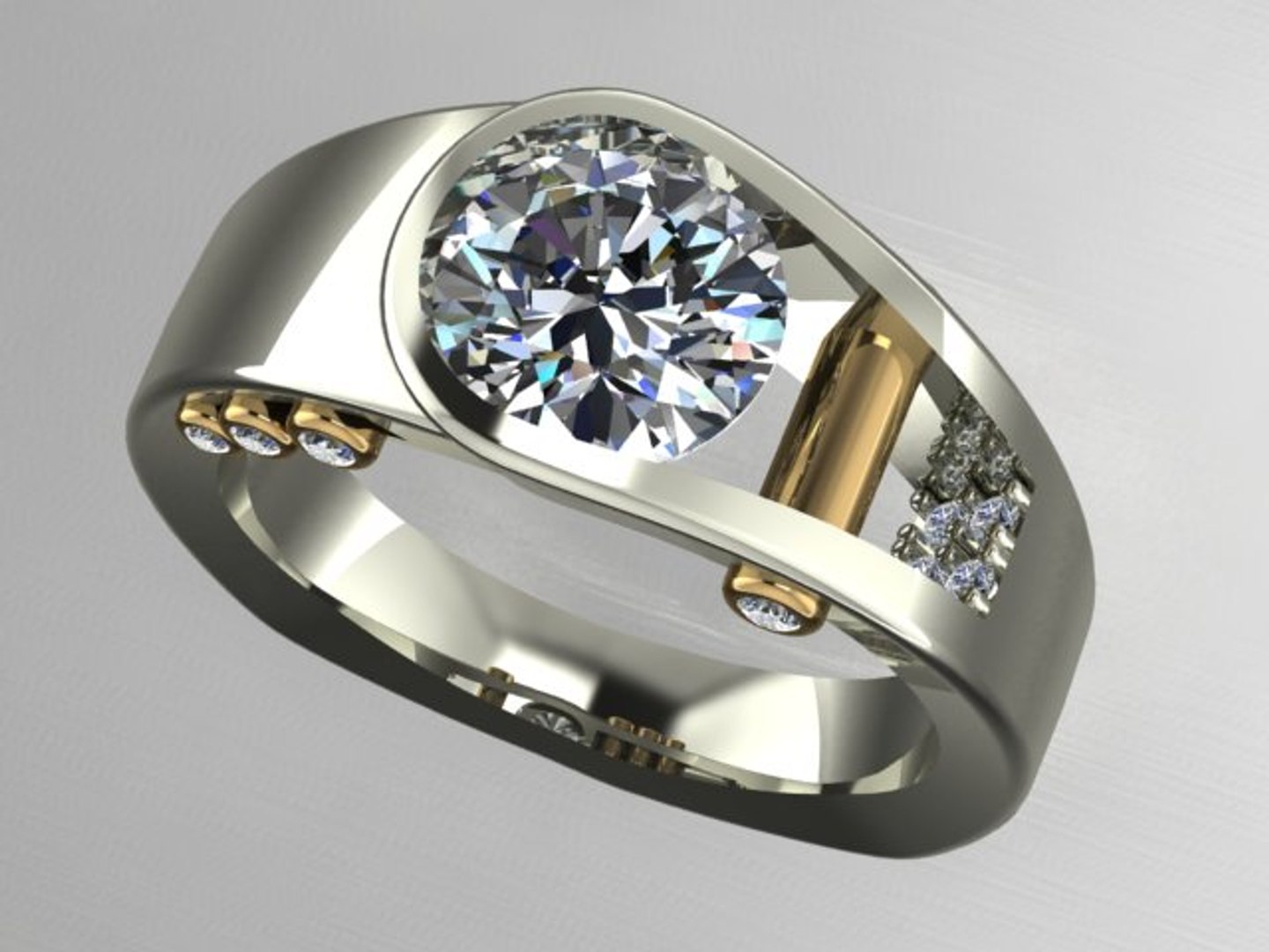 Diamond ring model - TurboSquid 1284056