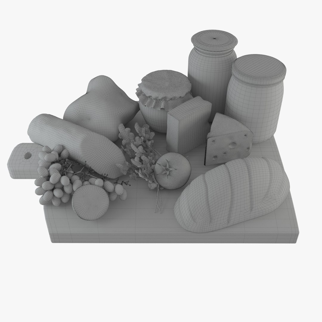 3D Decorative Food - TurboSquid 1188629