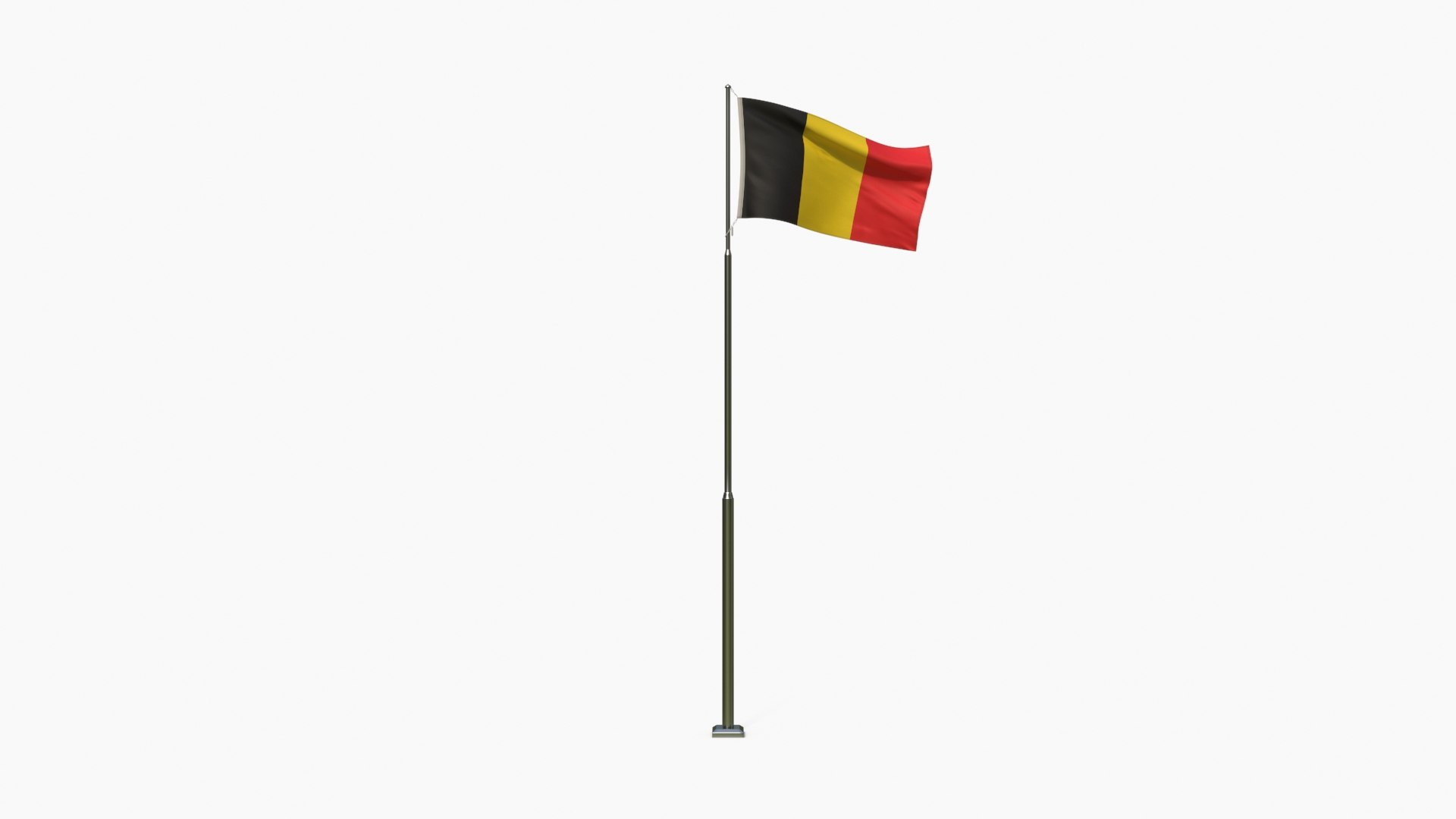 3D Animated Belgium Flag - TurboSquid 1794193