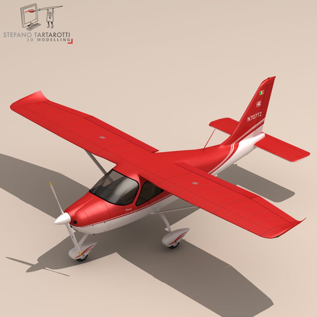 P2008 Single Engine 3d Model