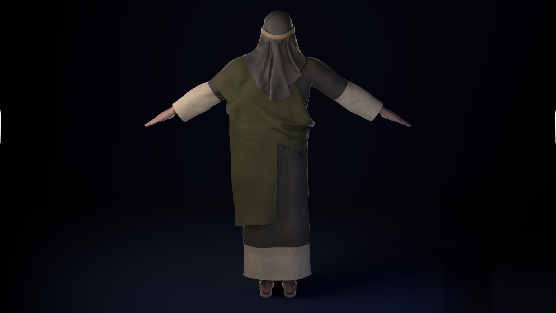 Arab Man Rigged 3D Model - TurboSquid 2172263