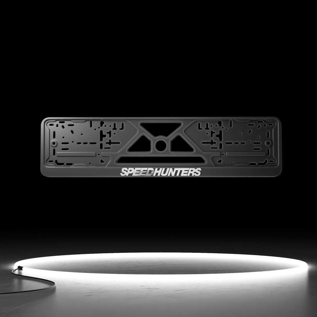 License plate frame holder Speedhunters empty model - TurboSquid 1725020