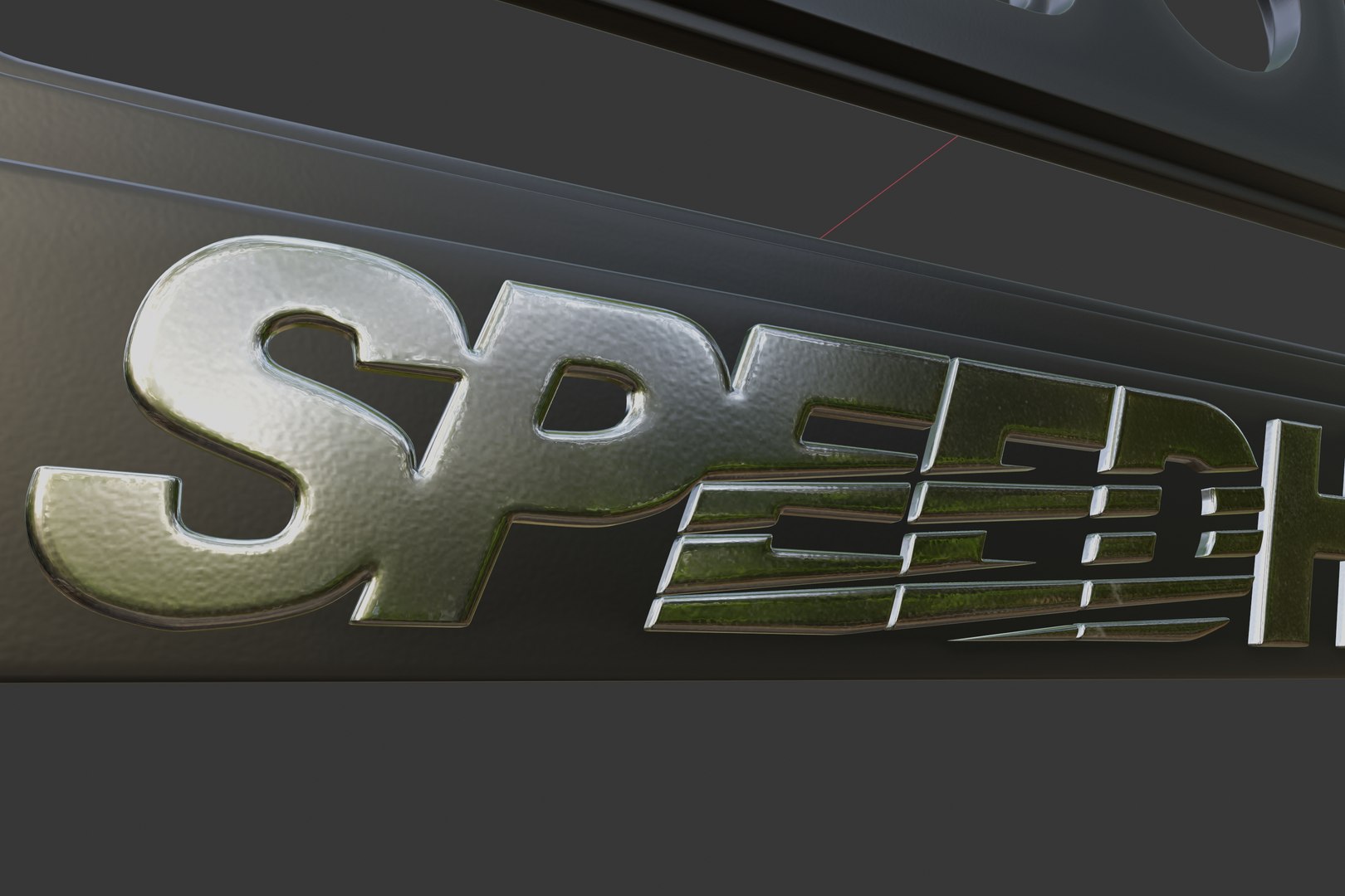 License plate frame holder Speedhunters empty model - TurboSquid 1725020