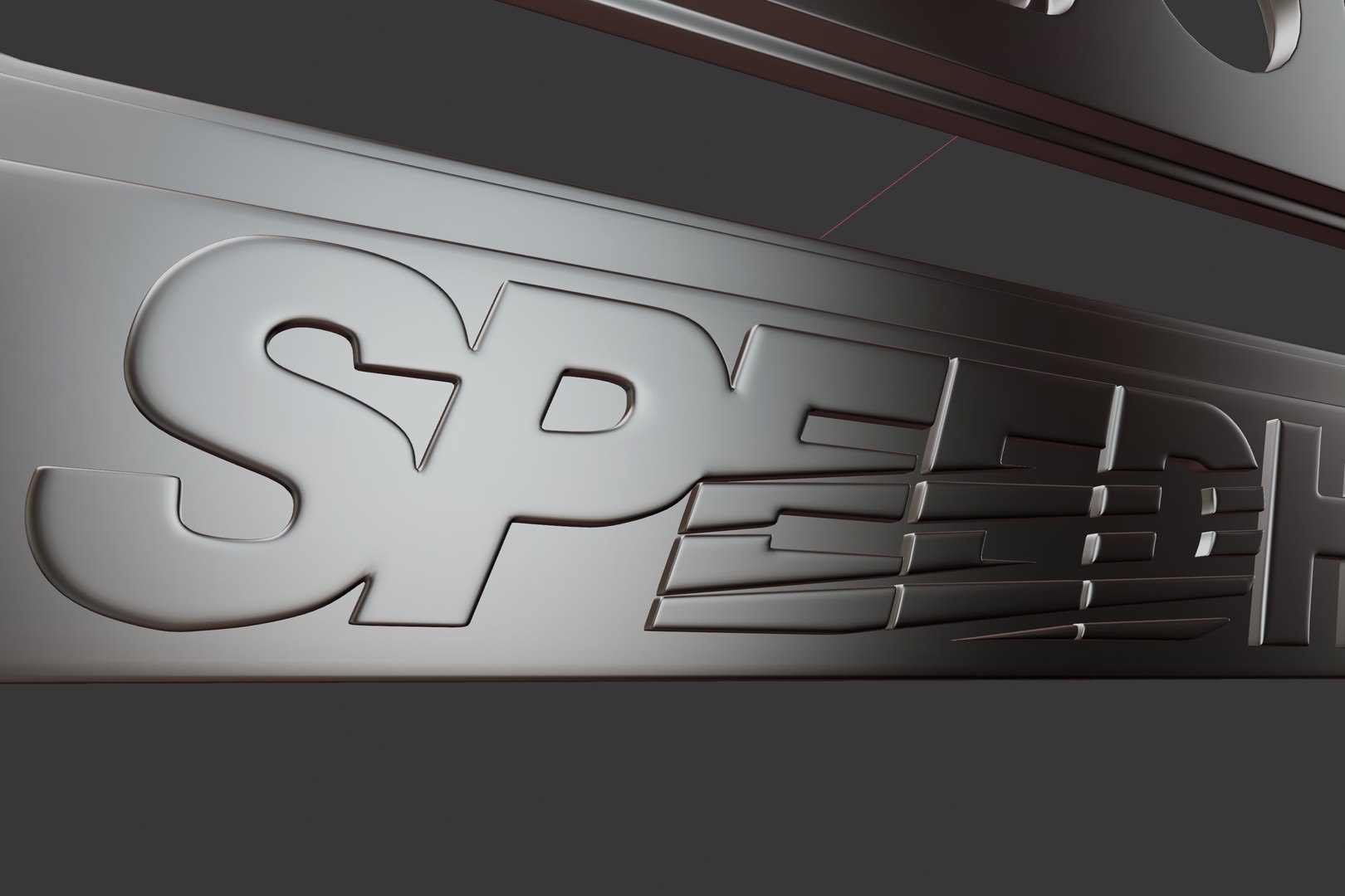 License plate frame holder Speedhunters empty model - TurboSquid 1725020