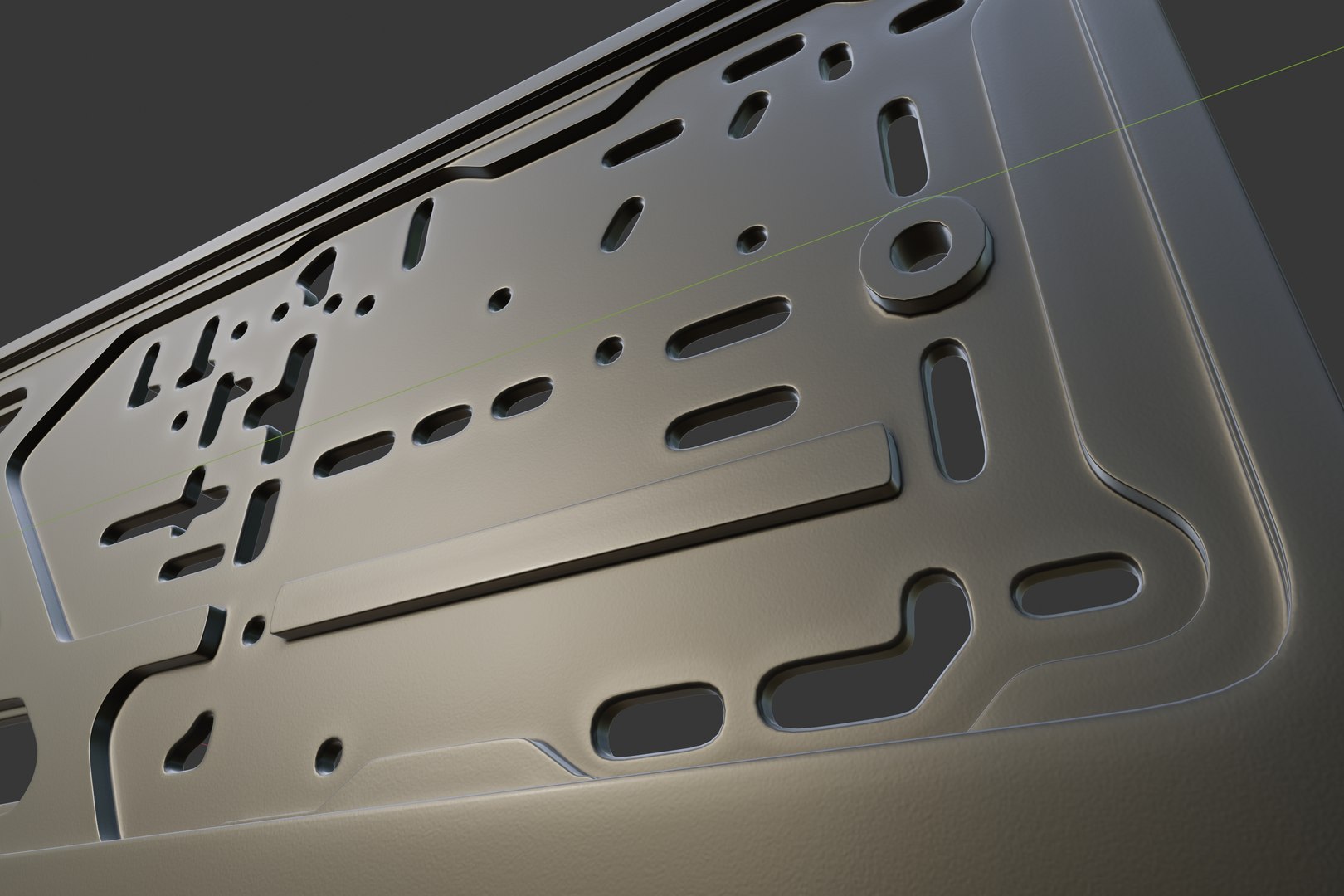 License plate frame holder Speedhunters empty model - TurboSquid 1725020