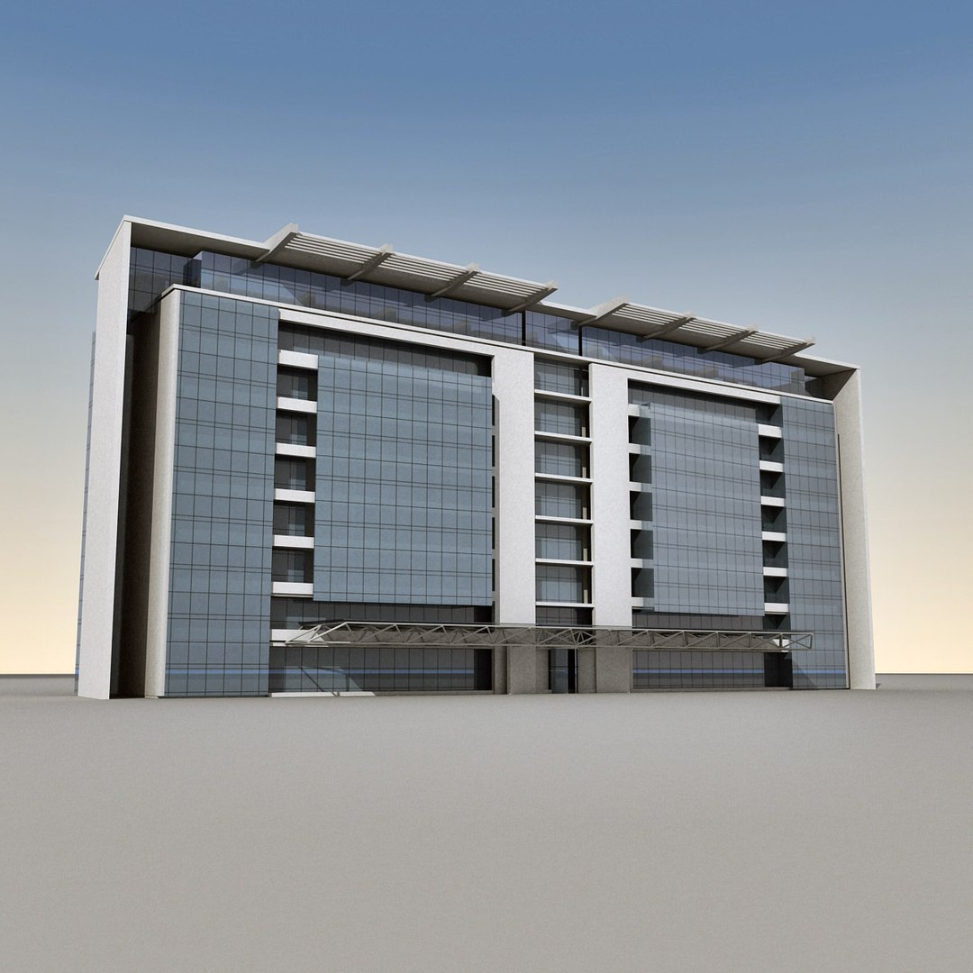 3d Modern Building Model