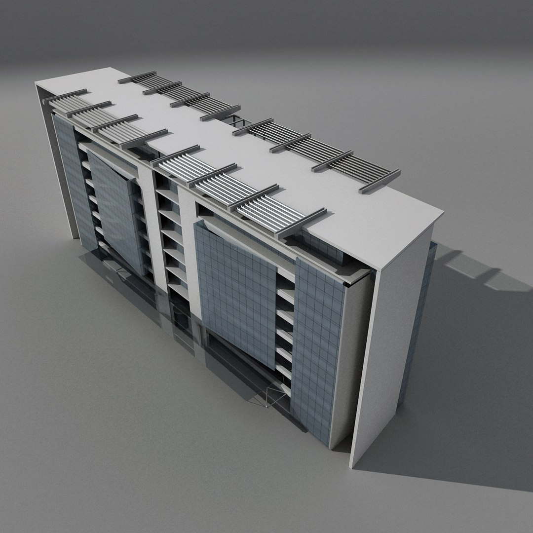 3d Modern Building Model