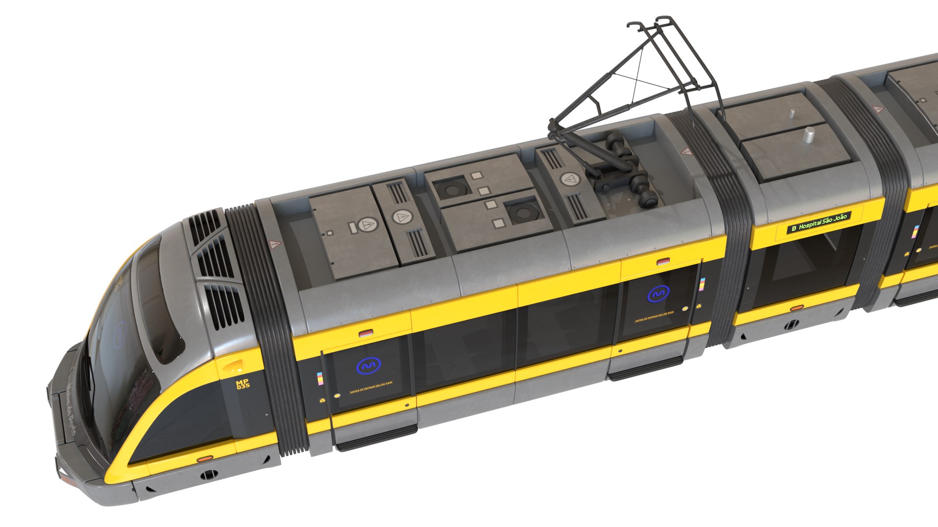 Porto Metro Train Model - TurboSquid 2192240