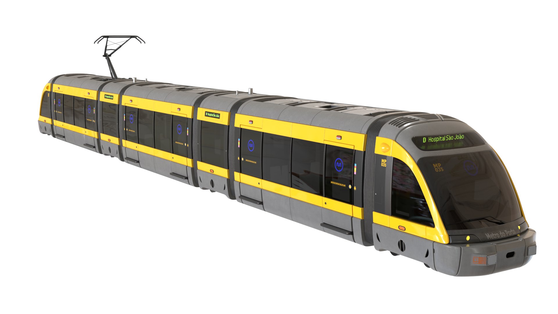 Porto Metro Train Model - TurboSquid 2192240