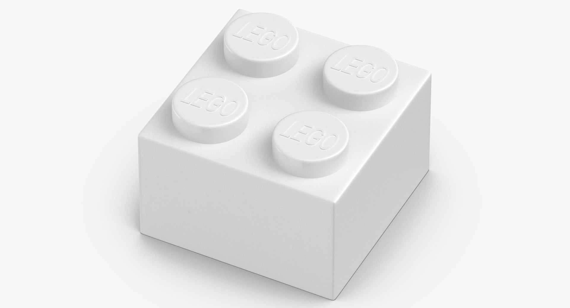 Lego bricks 2x2 3D model - TurboSquid 1491947