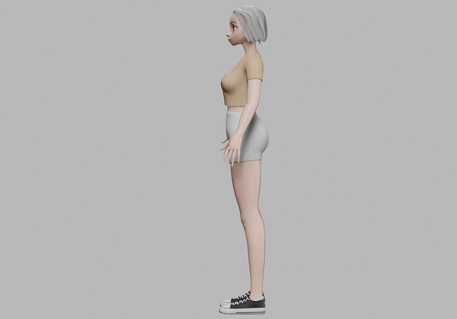 3D Model Teen Young Girl V27773 - TurboSquid 2263356