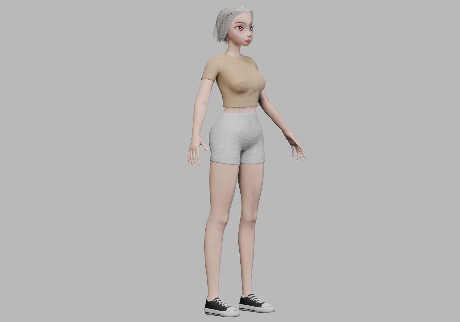 3D Model Teen Young Girl V27773 - TurboSquid 2263356