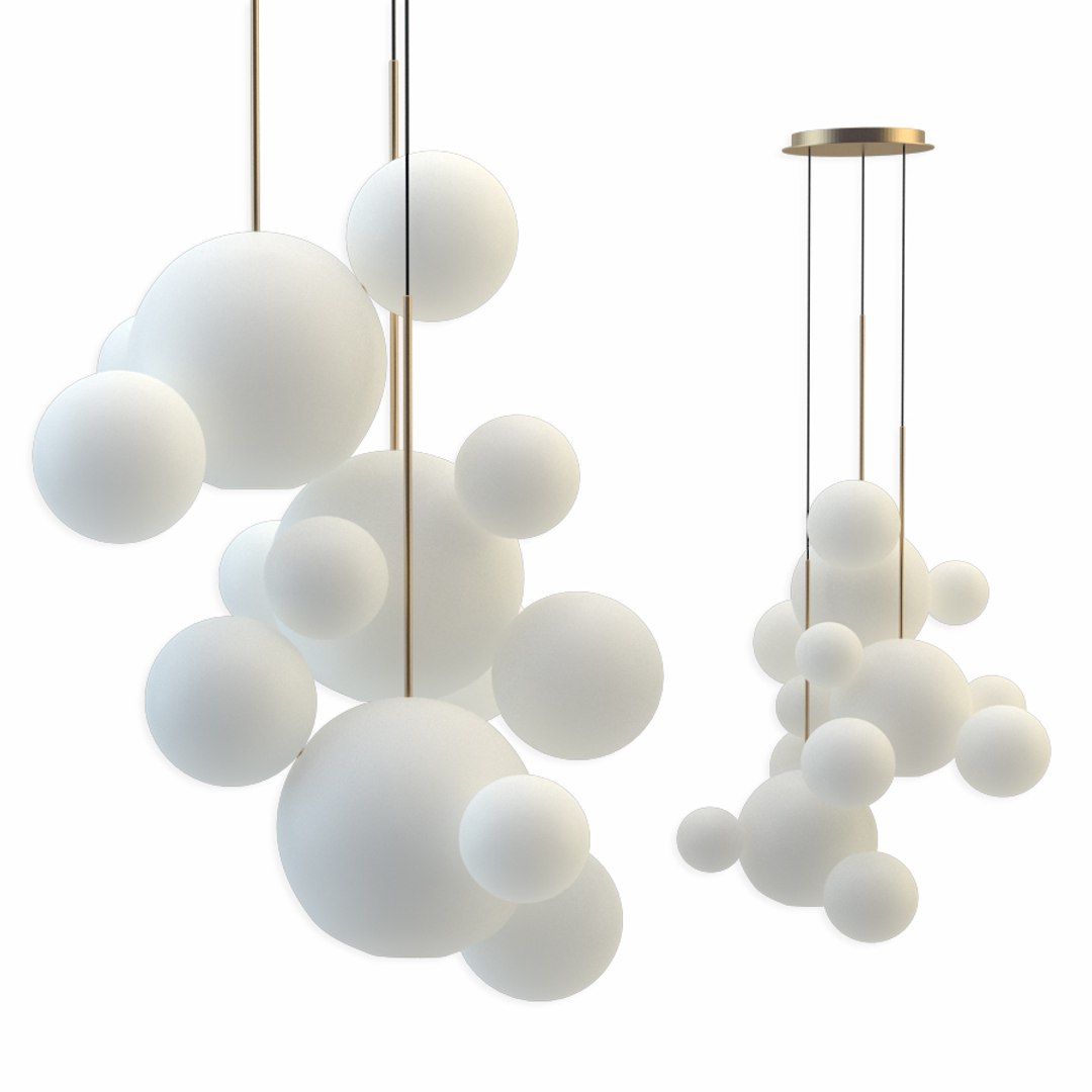 Giopato Coombes Chandelier Btc14c-pe1-bzbc 3D Model - TurboSquid 1358362