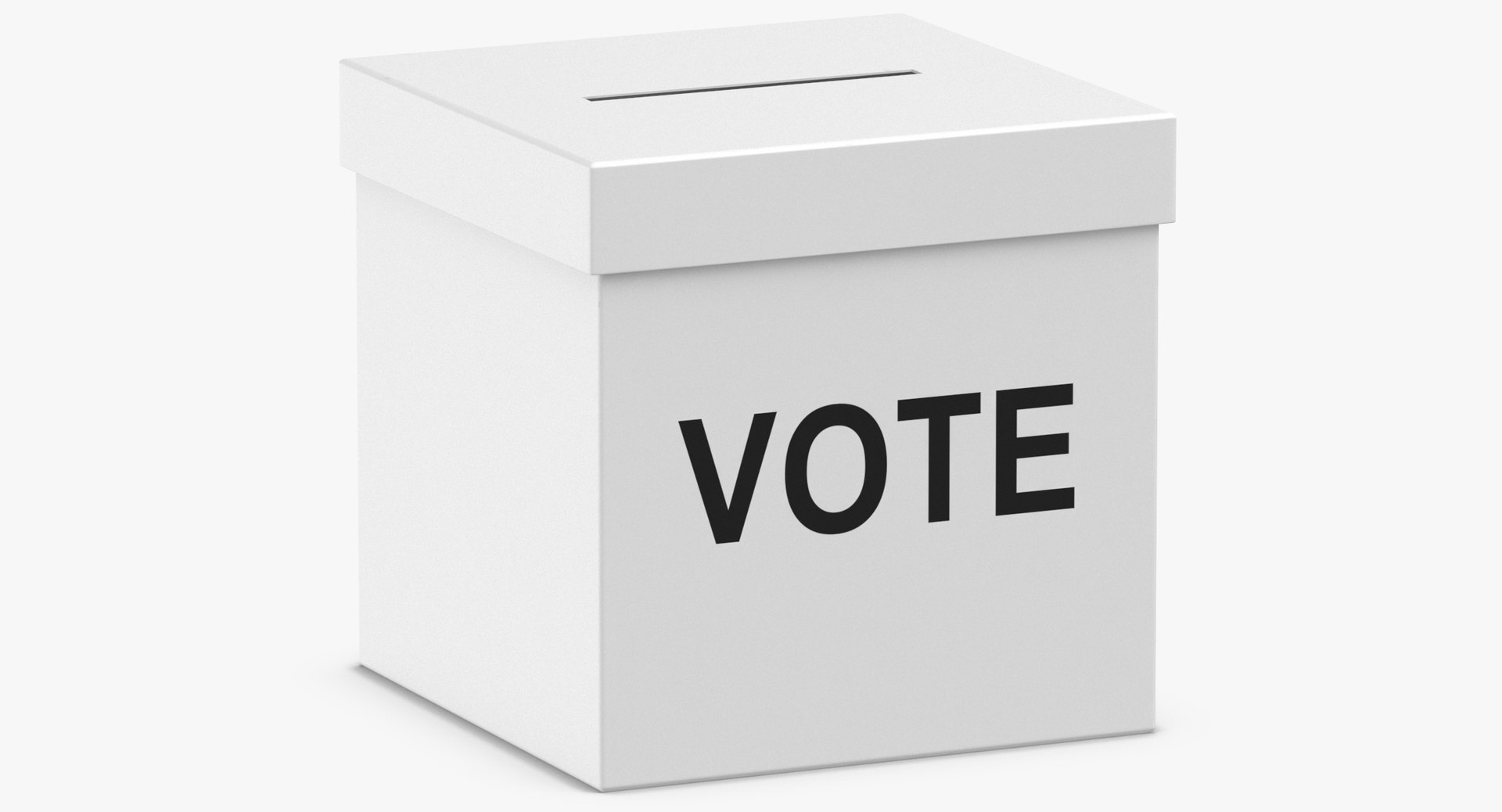 Voting box 3D model - TurboSquid 1335672