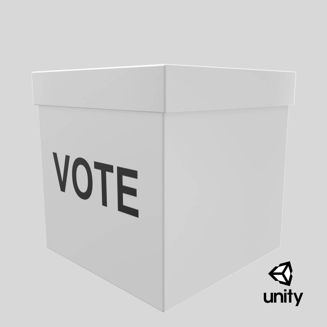 Voting box 3D model - TurboSquid 1335672