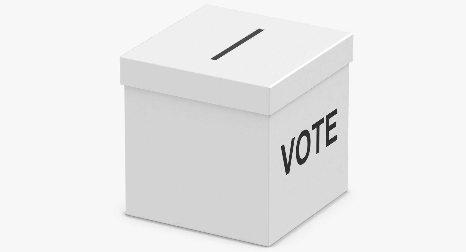 Voting box 3D model - TurboSquid 1335672