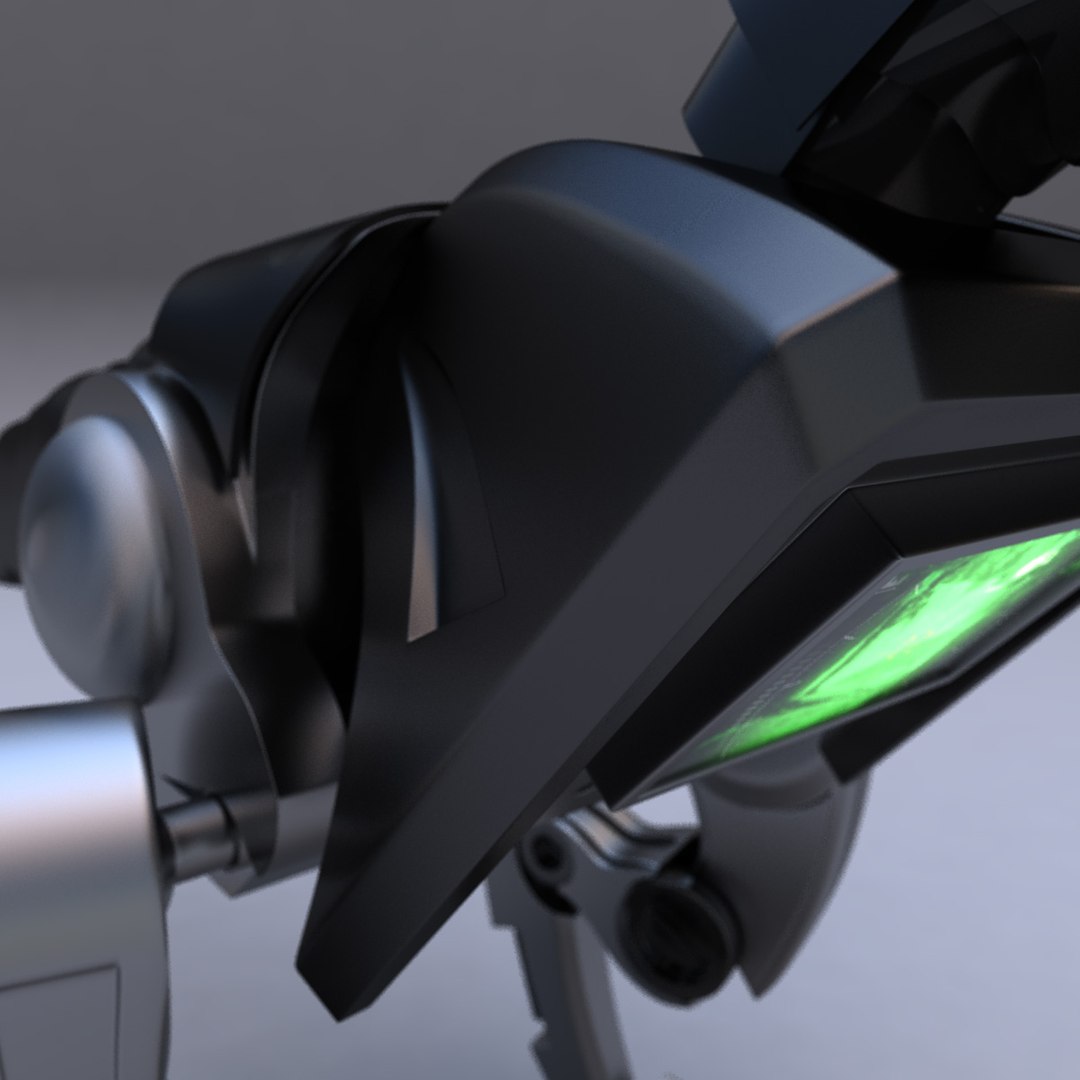 3d spying dinorobot robotic model