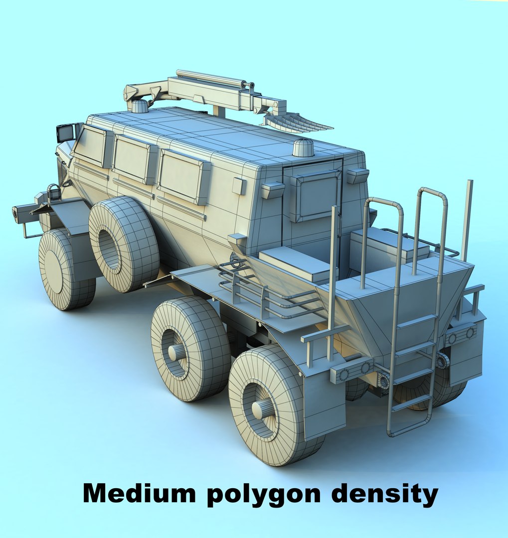 Buffalo Mrap 3d Model