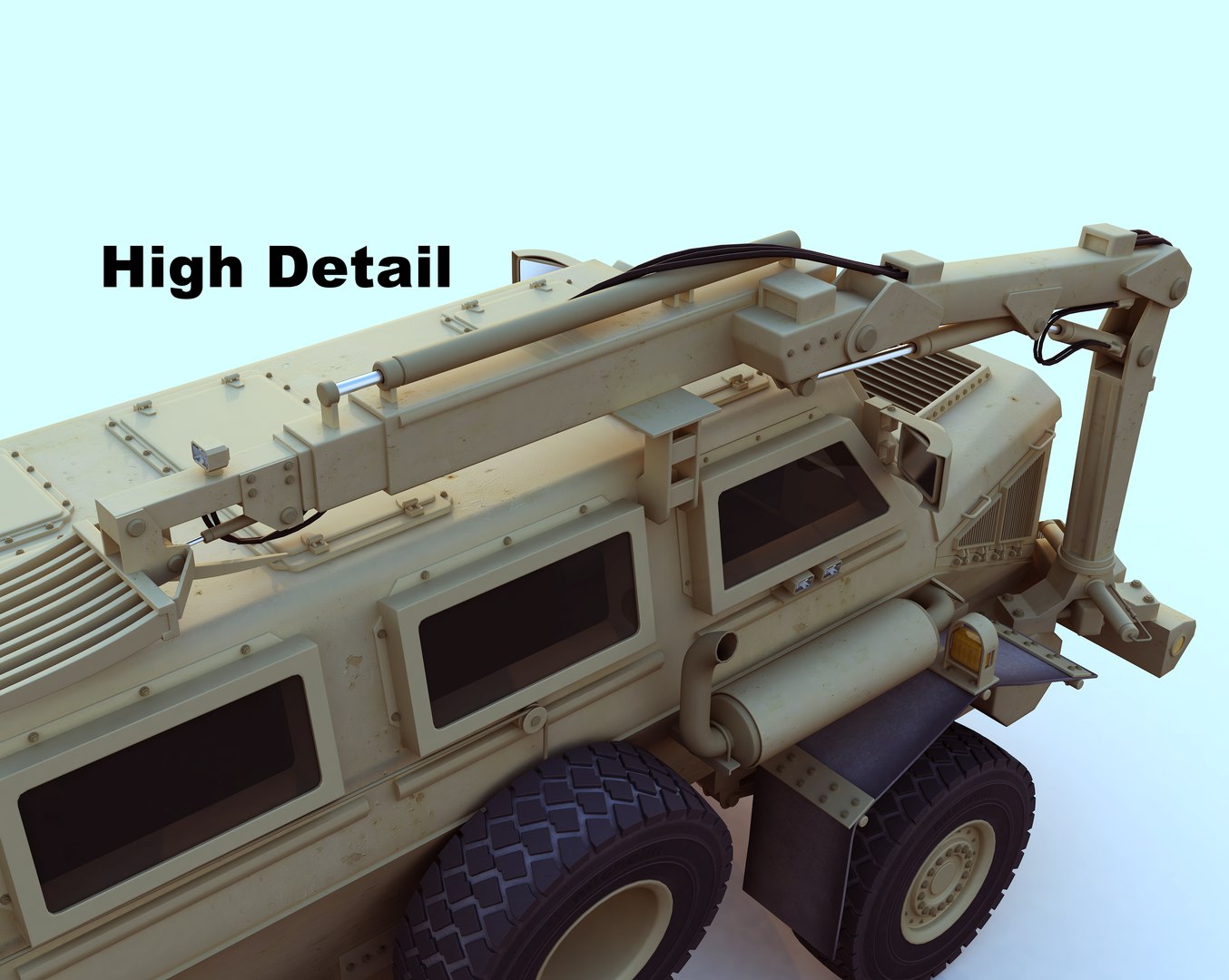 Buffalo Mrap 3d Model