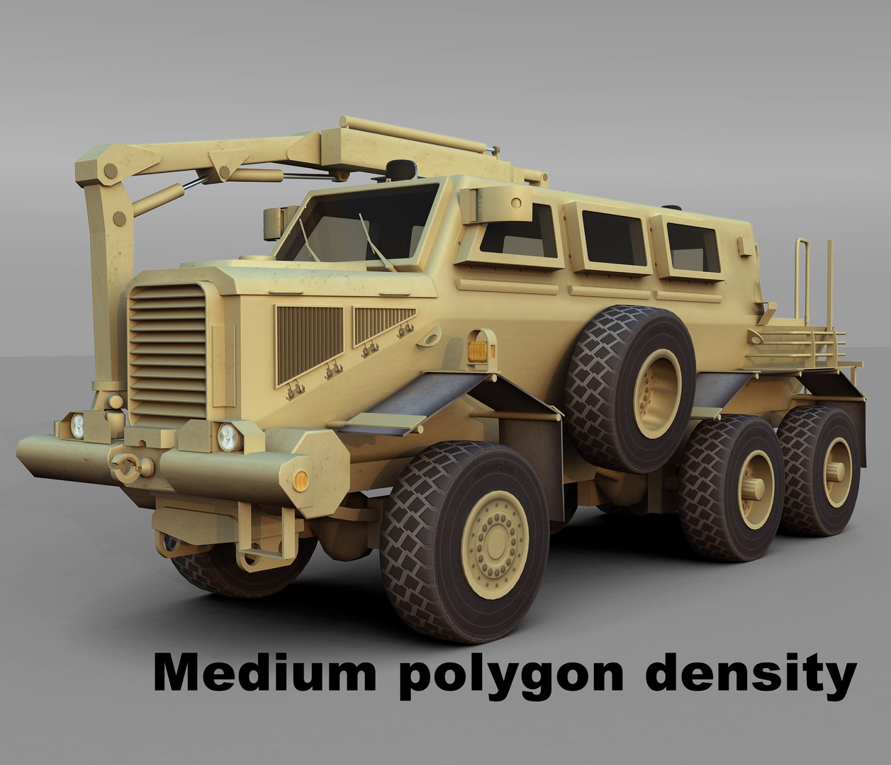 Buffalo Mrap 3d Model