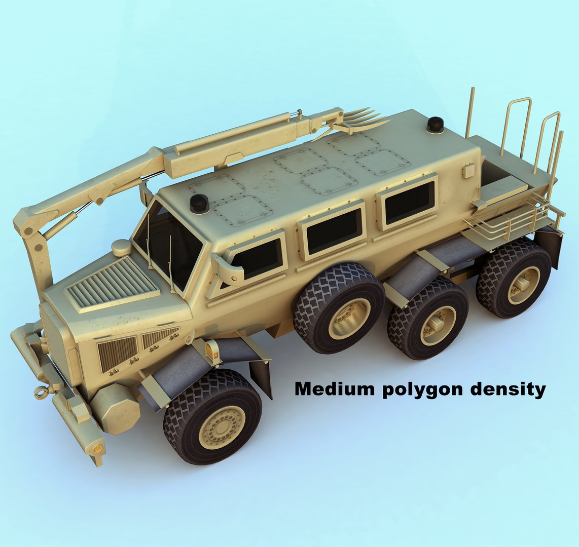 Buffalo Mrap 3d Model