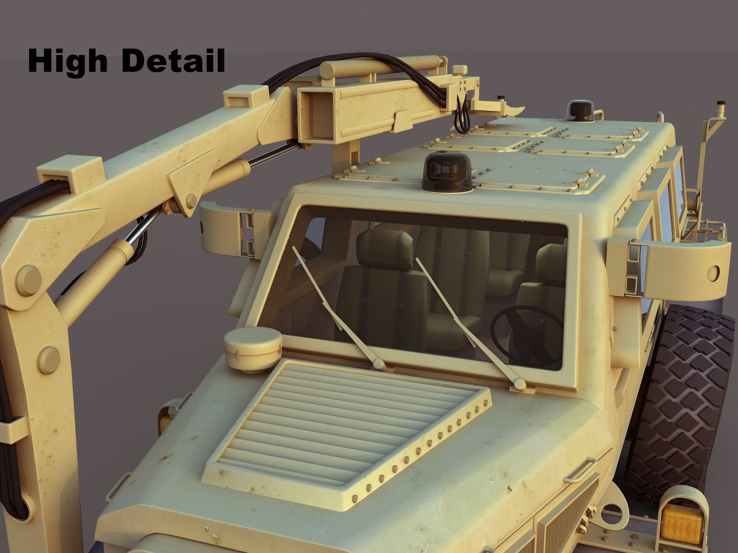 Buffalo Mrap 3d Model