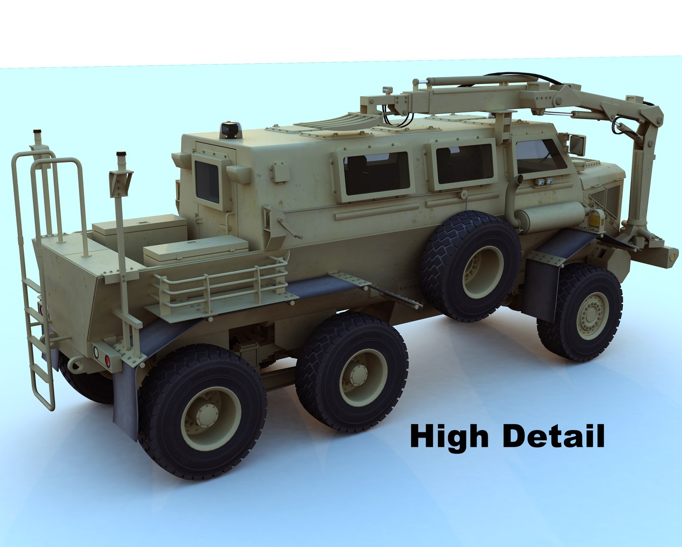 Buffalo Mrap 3d Model