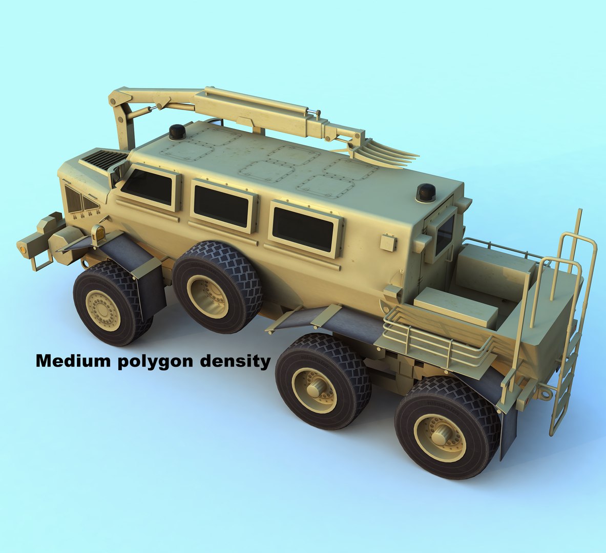 Buffalo Mrap 3d Model