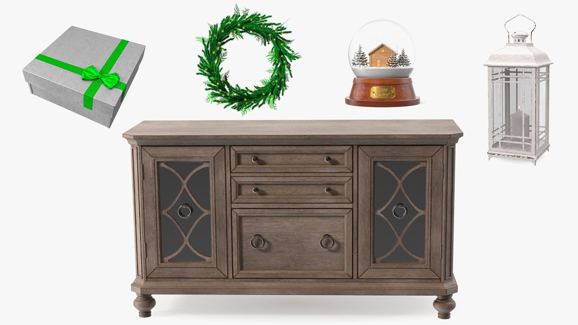 Christmas Decor Collection 8 3D Model - TurboSquid 2298748