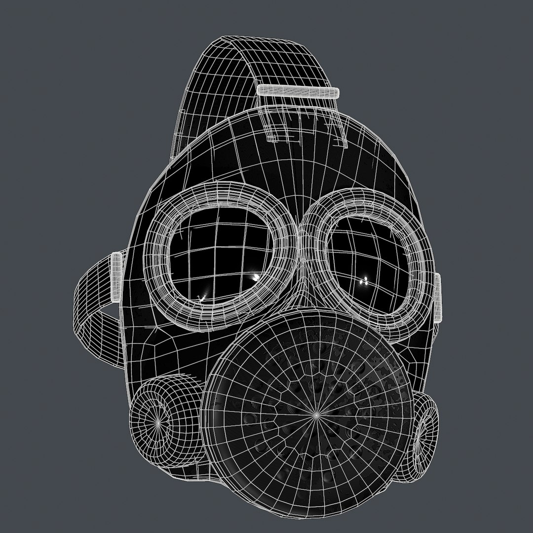 3D Model Gas Mask - TurboSquid 1687867