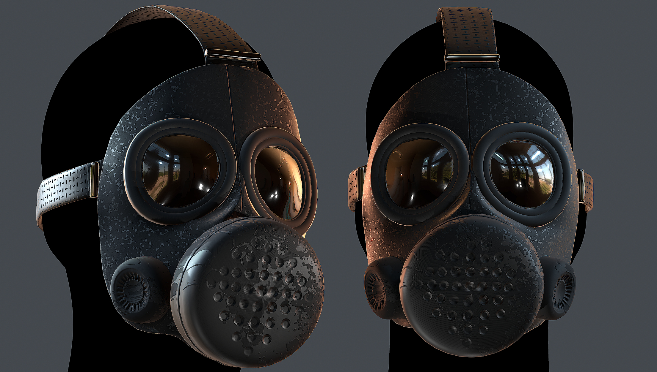 3D model gas mask - TurboSquid 1687867