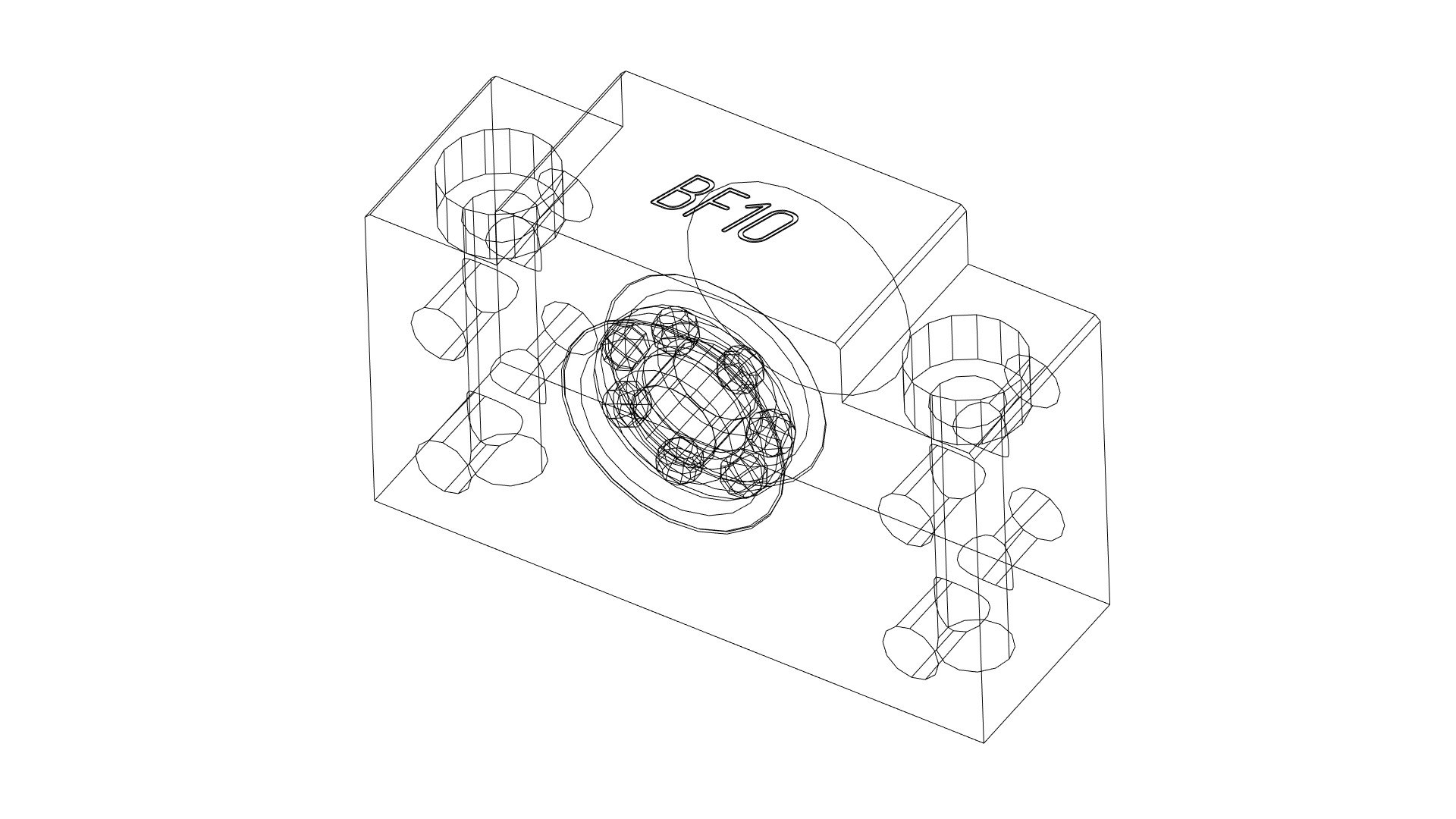 The Bearing Housings Of The BF10 3D Model - TurboSquid 2009946