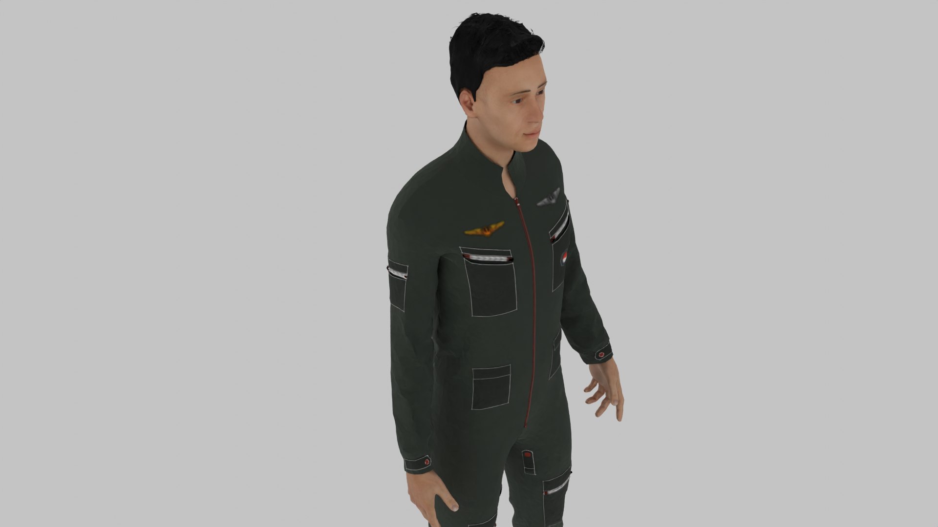 3D Fighter Pilot - TurboSquid 1971572