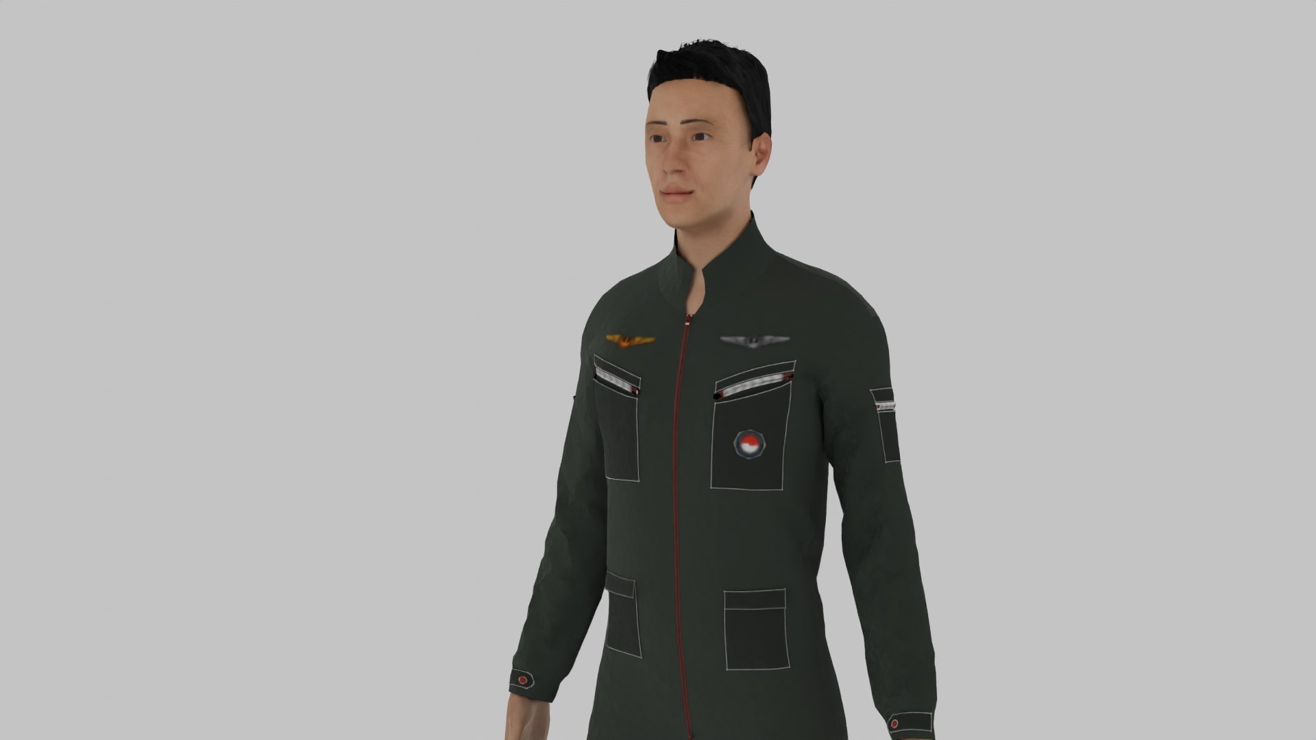 3D Fighter Pilot - TurboSquid 1971572