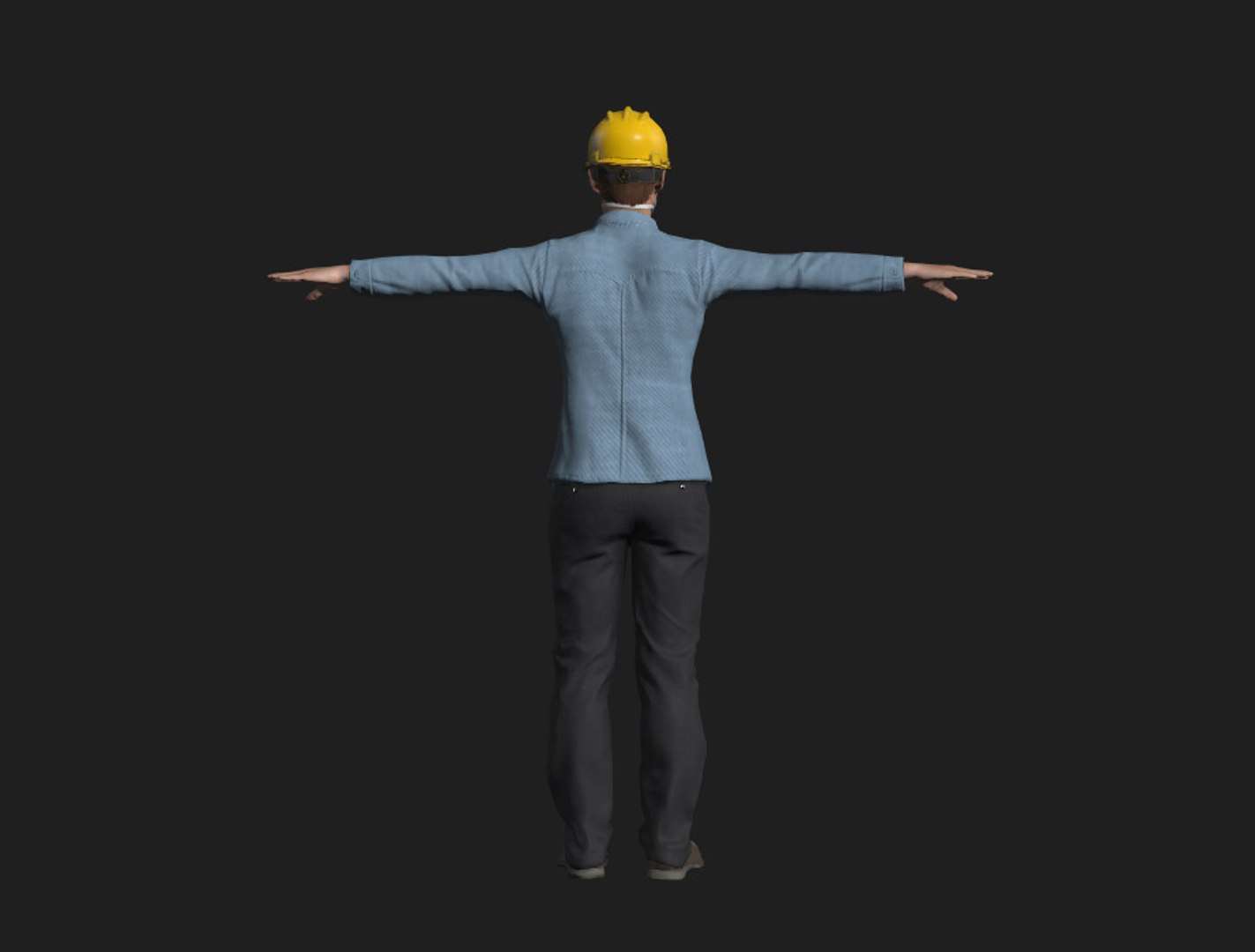 3D Engineer Mask Workman Laborer - TurboSquid 1559875