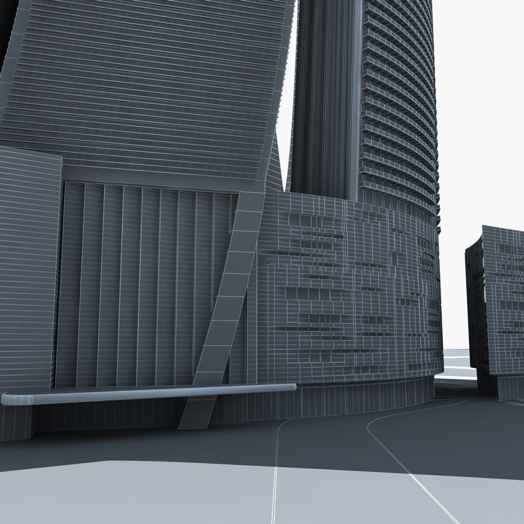 Cityscape 14 3D Model - TurboSquid 2075142