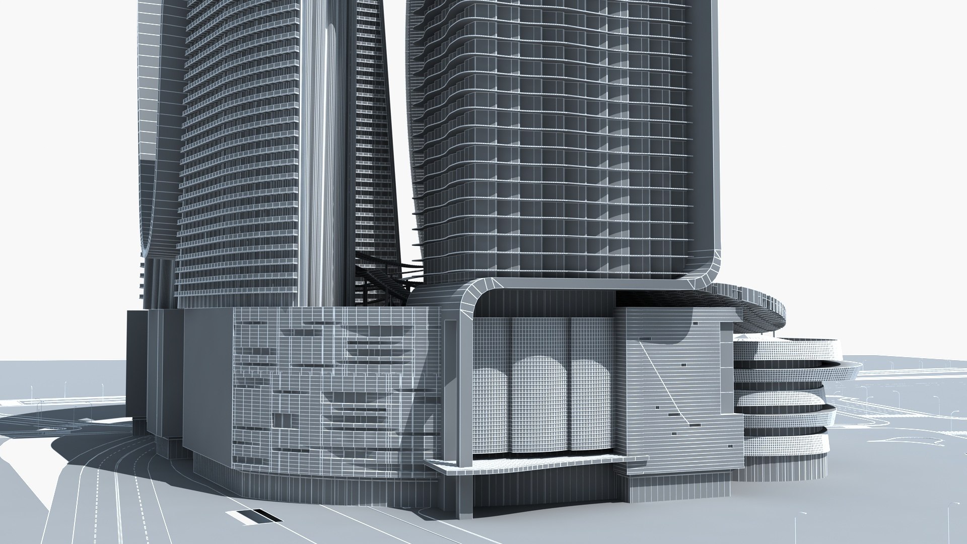 Cityscape 14 3D Model - TurboSquid 2075142