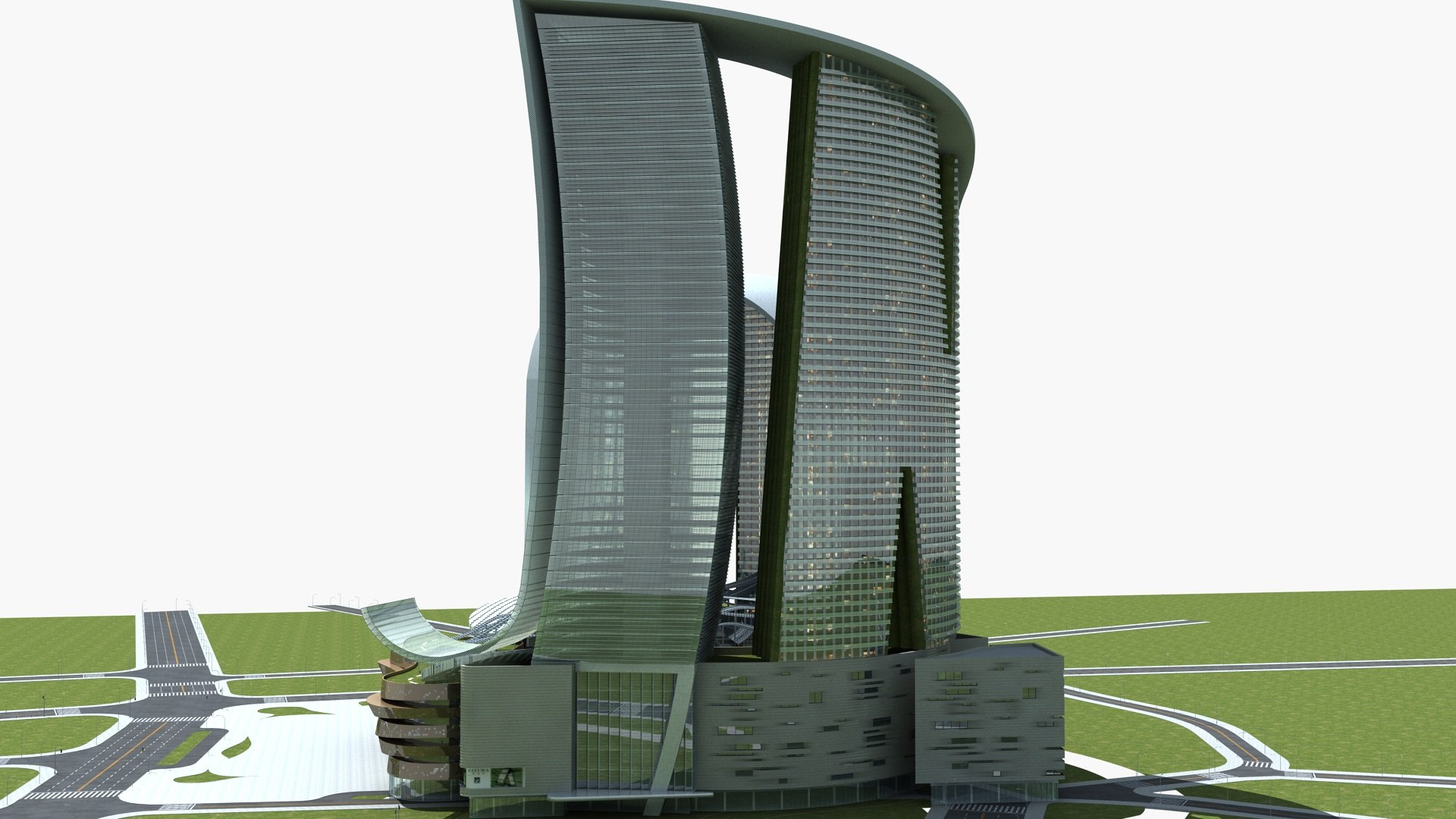 Cityscape 14 3D Model - TurboSquid 2075142