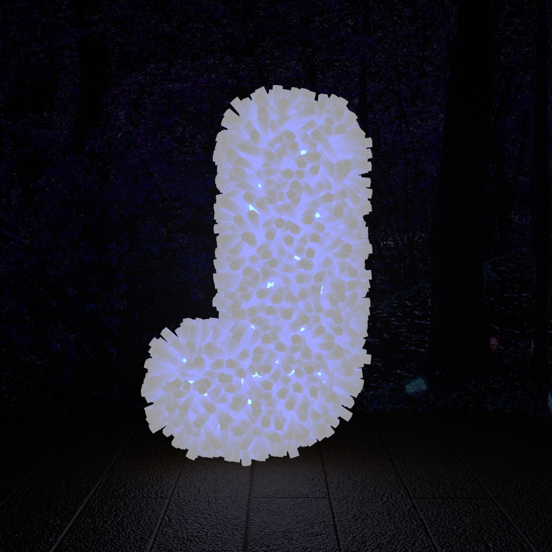 Light Letter 3D Model - TurboSquid 1638430