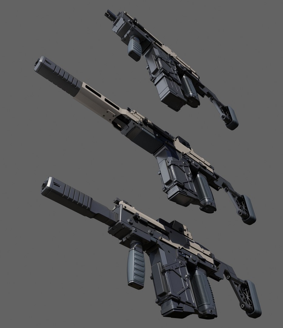 Weapon Gun 3D Model - TurboSquid 1619621