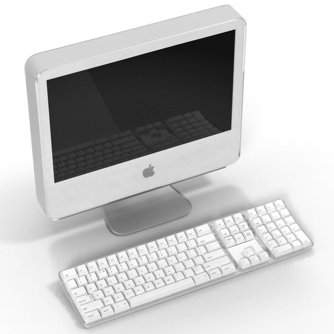 Apple Imac G5 Desktop 3d Model
