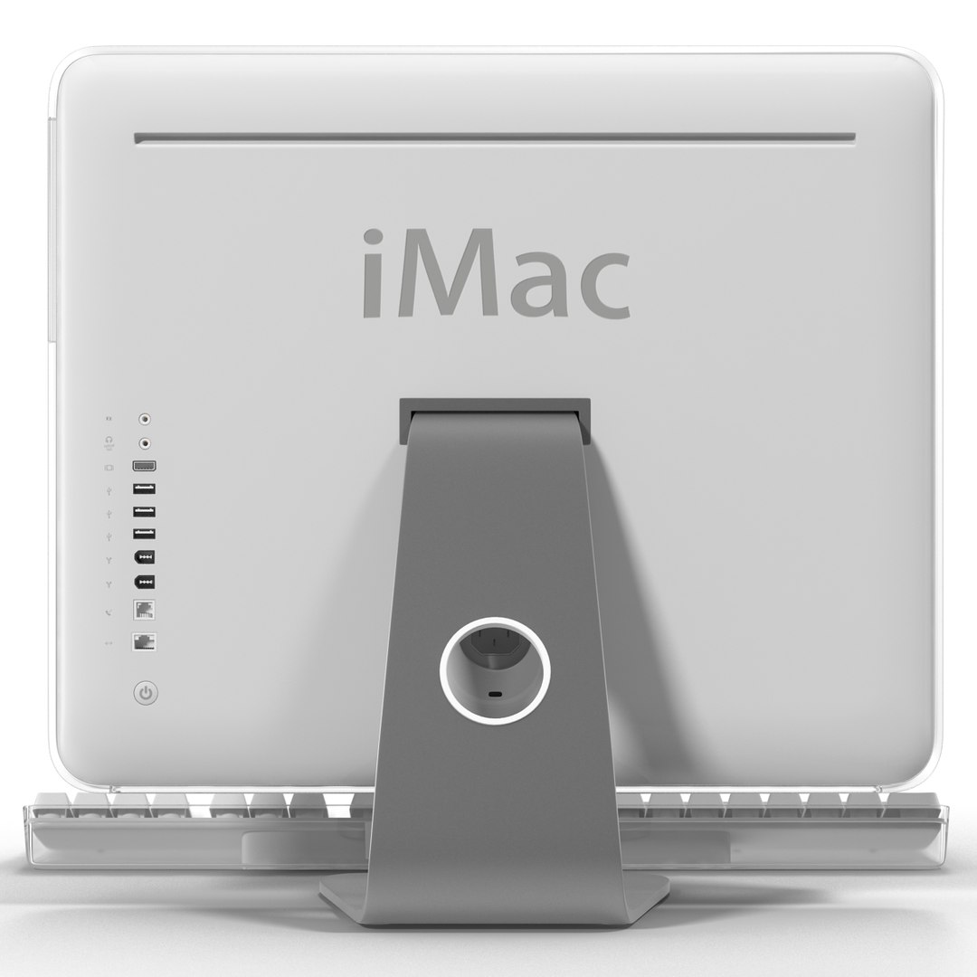 Apple Imac G5 Desktop 3d Model