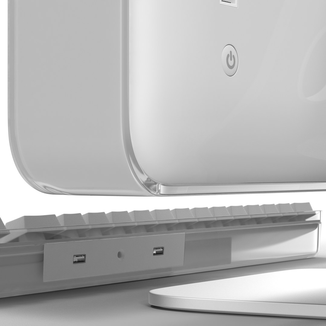 Apple Imac G5 Desktop 3d Model