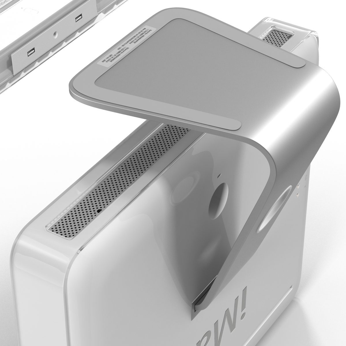 apple imac g5 desktop 3d model