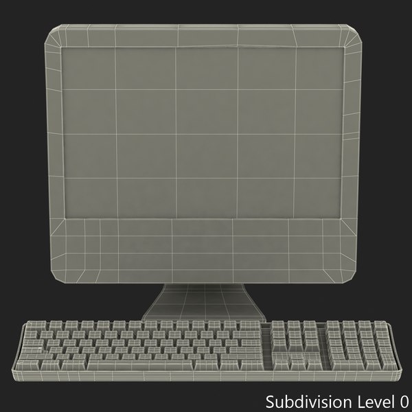 apple imac g5 desktop 3d model