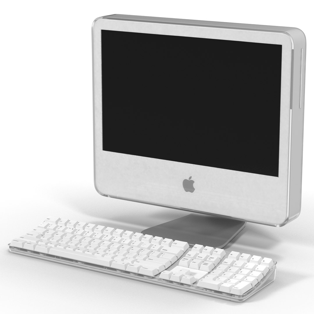 Apple Imac G5 Desktop 3d Model