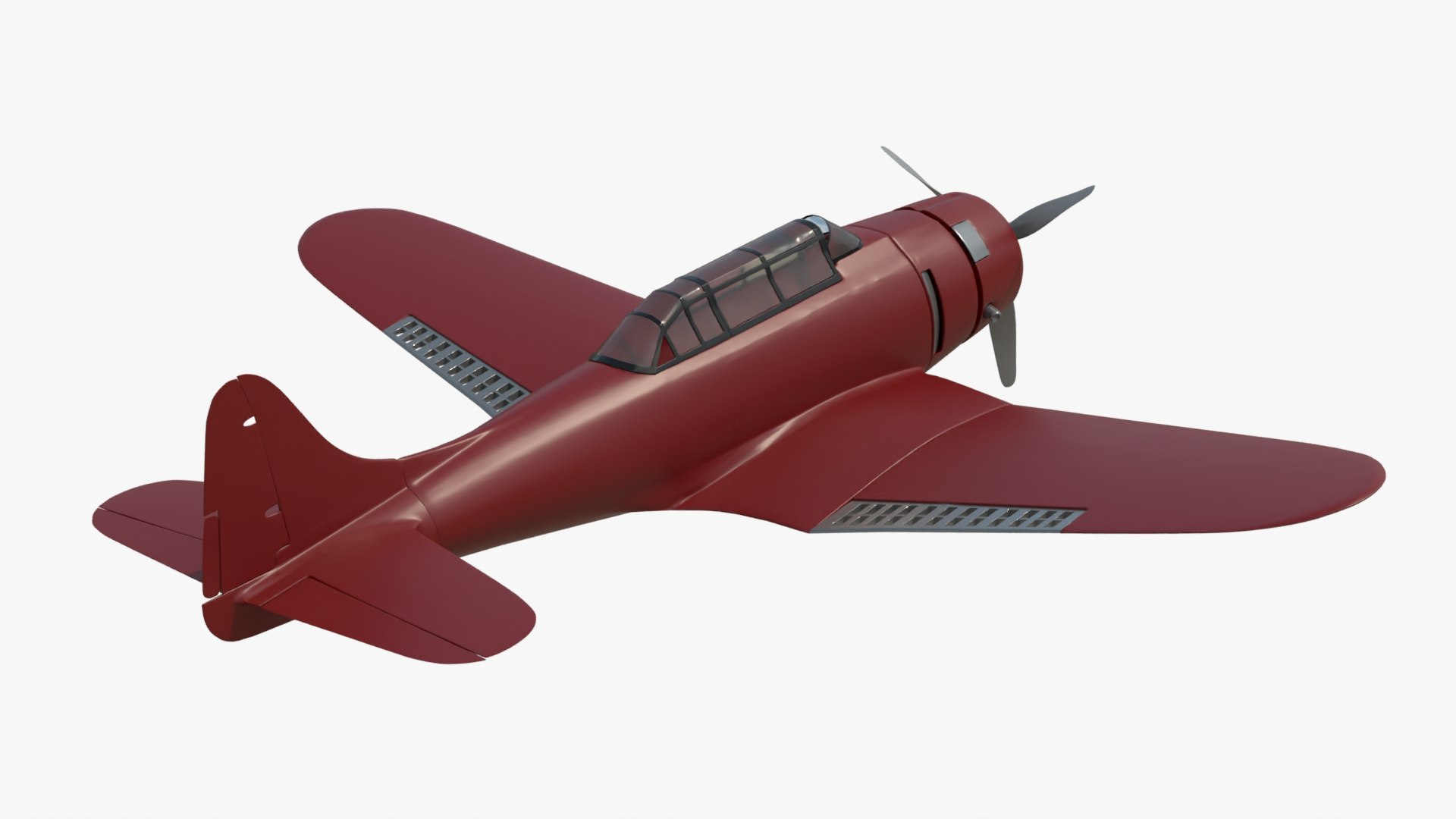 Realistic Propeller Plane 3D Model - TurboSquid 2117670