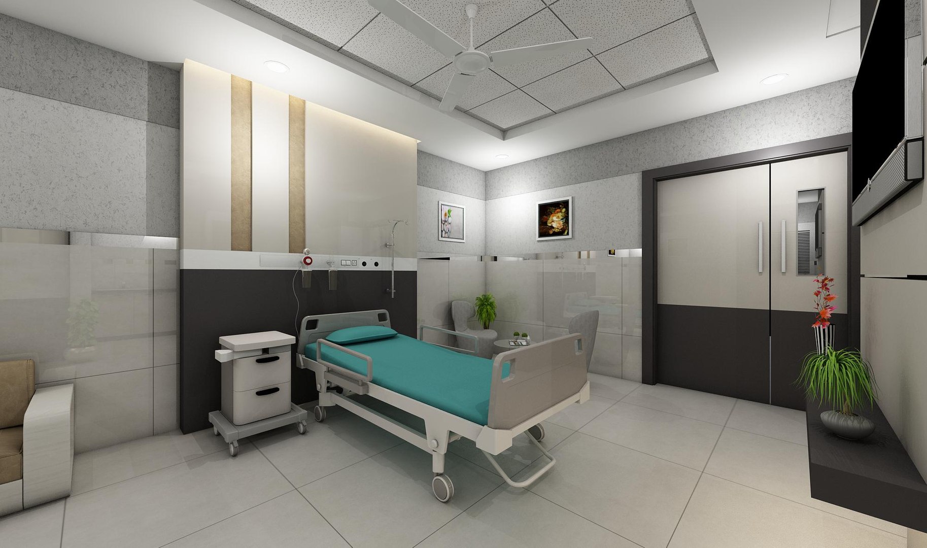 3D Hospital Design - TurboSquid 1496261